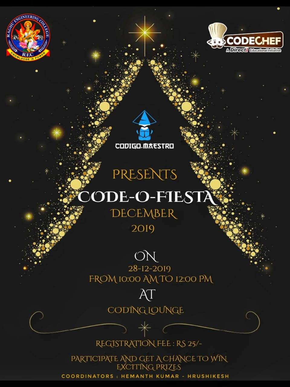 Code-O-Fiesta December 2019 - Raghu Engineering College - Autonomous ...