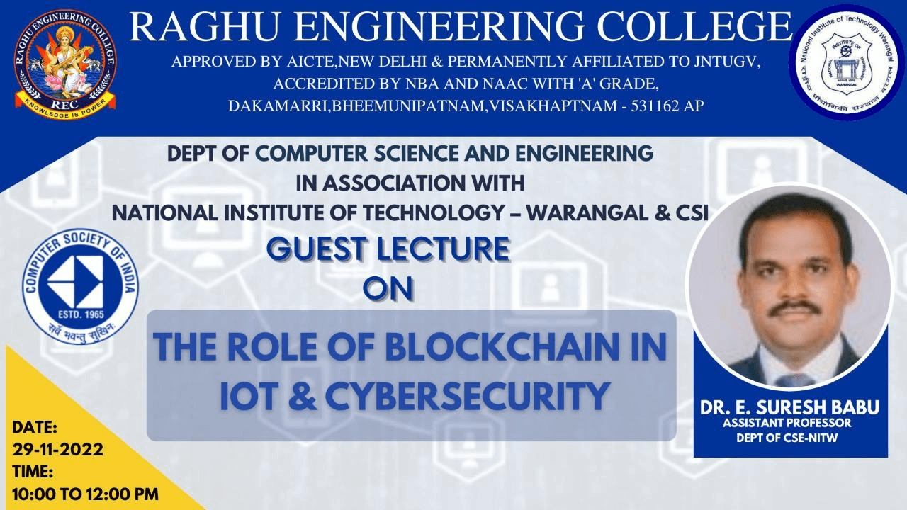 The Role Of Blockchain In Iot And Cyber Security Raghu Engineering